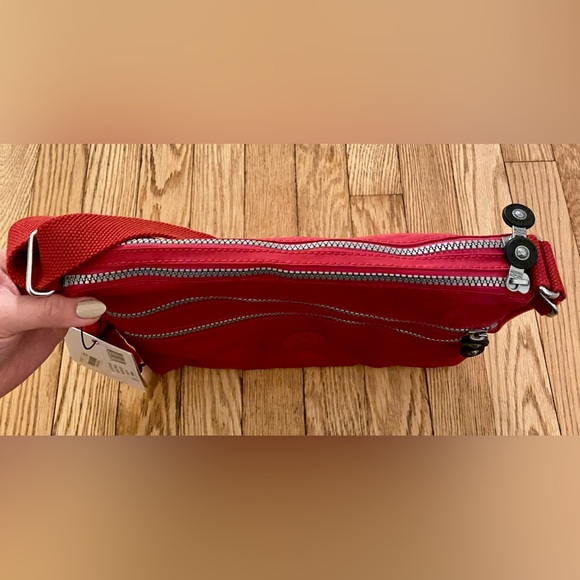 Kipling | Bags | Kipling Alvar Crossbody Bag Adjustable Strap Red Nwt ...